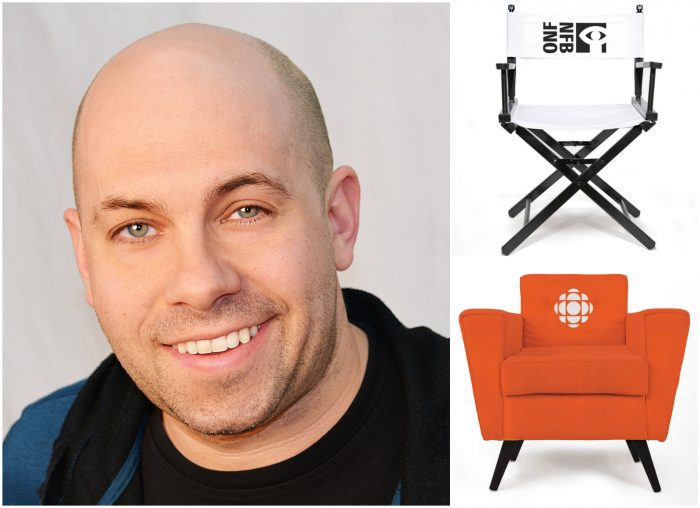 André Roy, one of the two winners of the NFB's Tremplin 2016 ...